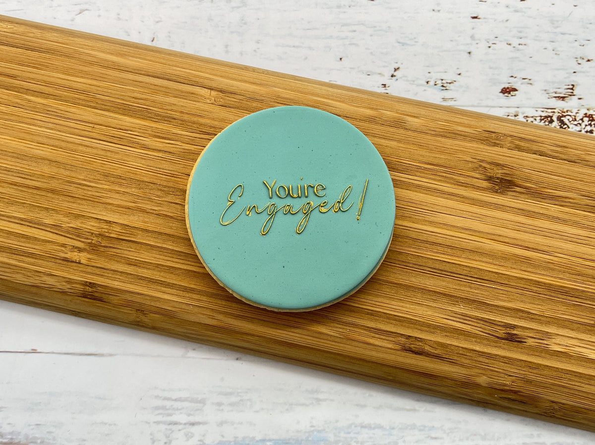 You're Engaged! Cookie Embosser – KooKeeCreative