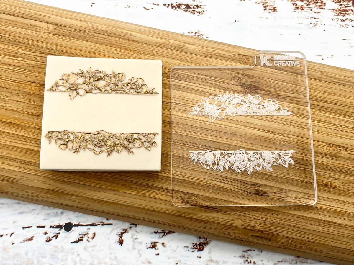 Flower Word Border Cookie Embosser – KooKeeCreative