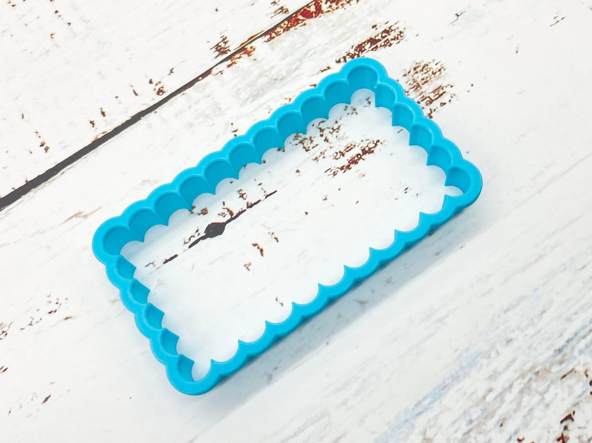 Scalloped Rectangle Cookie Cutter – KooKeeCreative